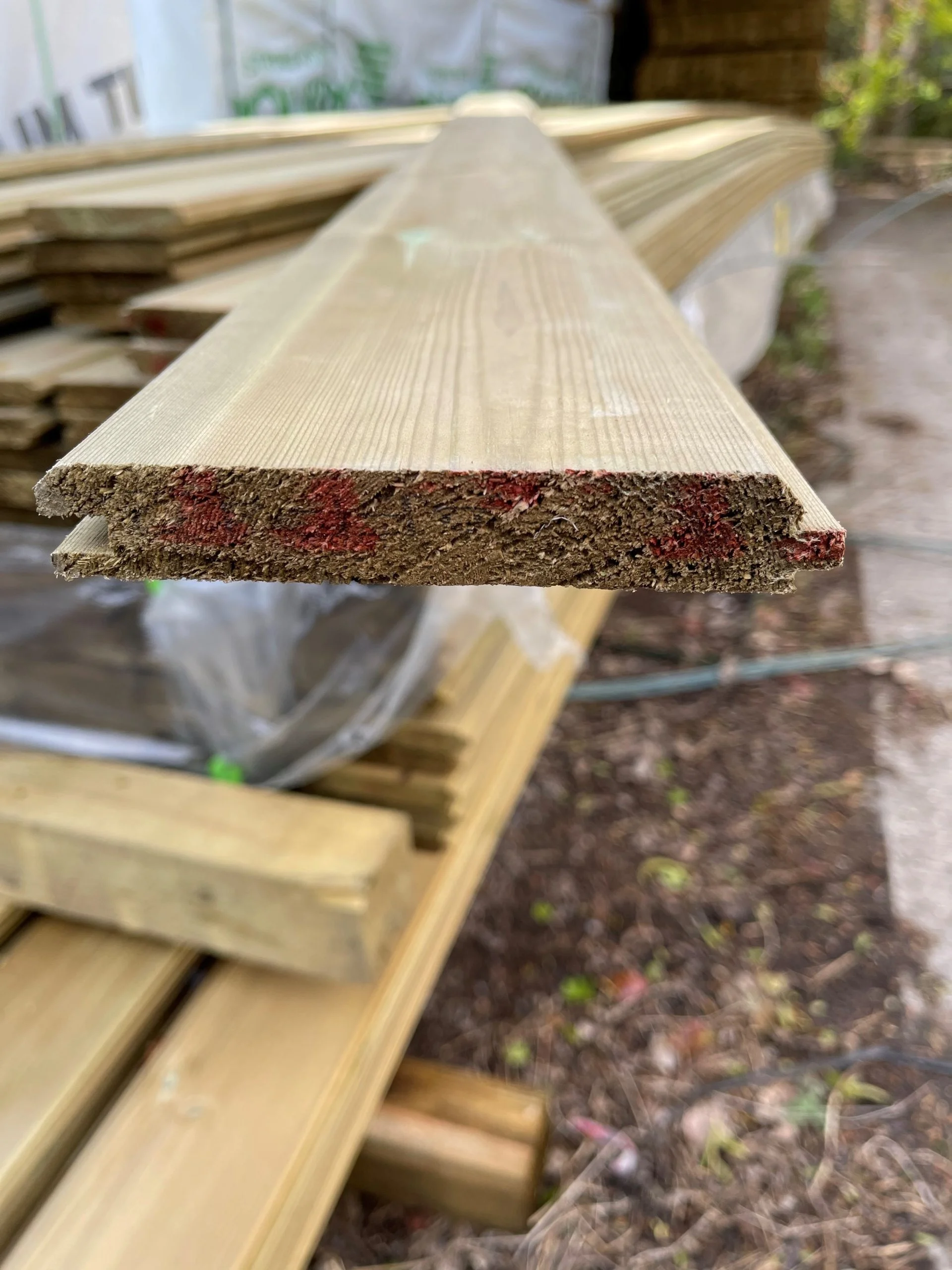 Treated Matchboard Cladding - PTGV | Bennetts Timber