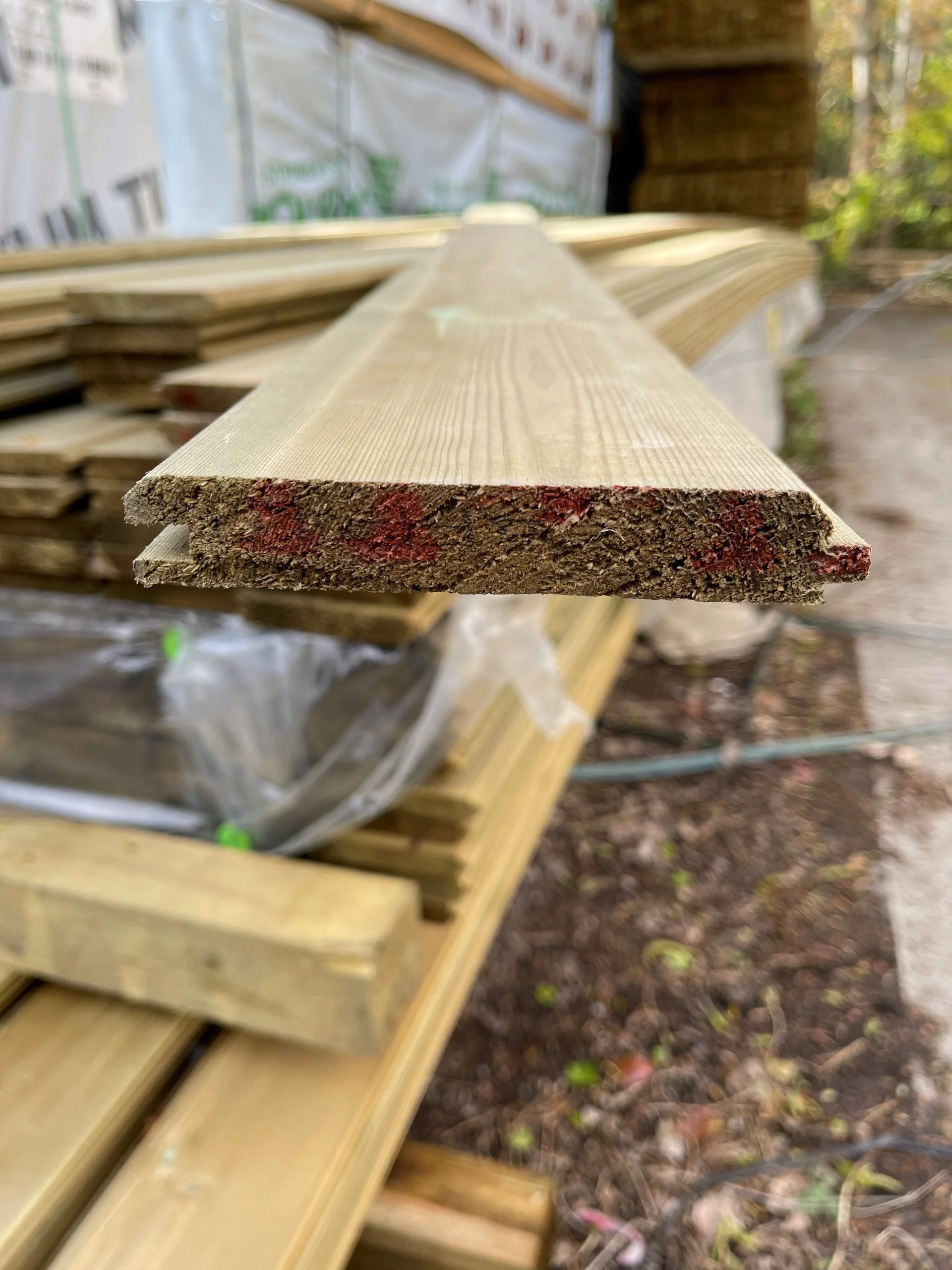 Treated Matchboard Cladding - PTGV | Bennetts Timber