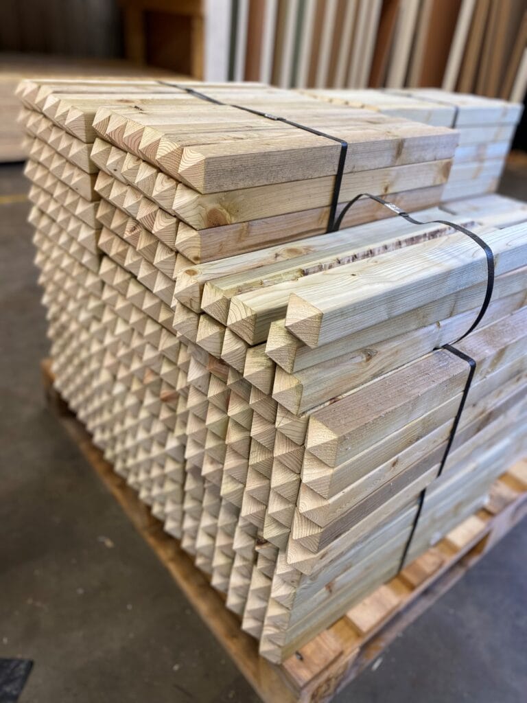 Site Pegs - 47mm x 50mm Treated Timber (4-way point) | Bennetts Timber